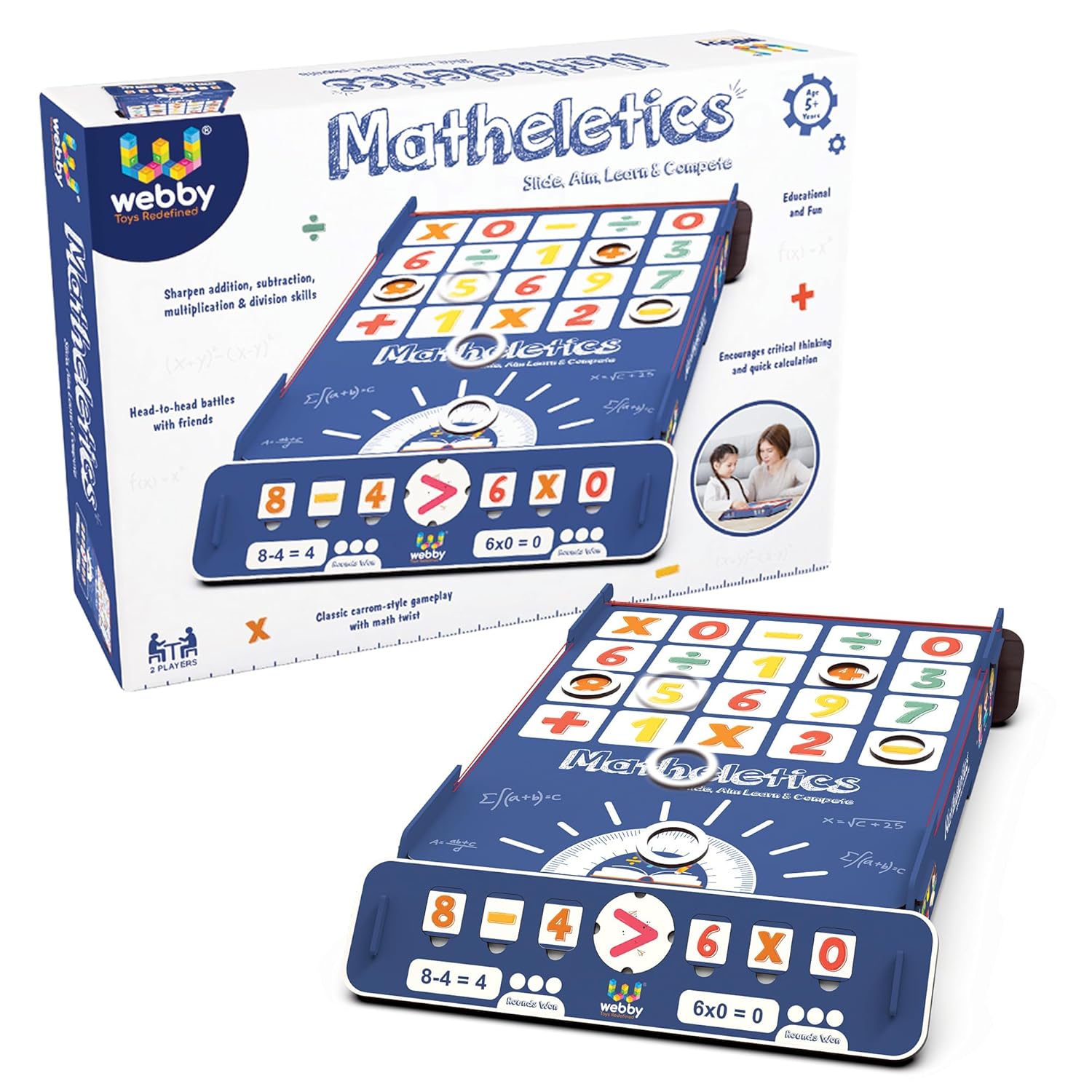 Webby Wooden Matheletics Game – Webby Toys