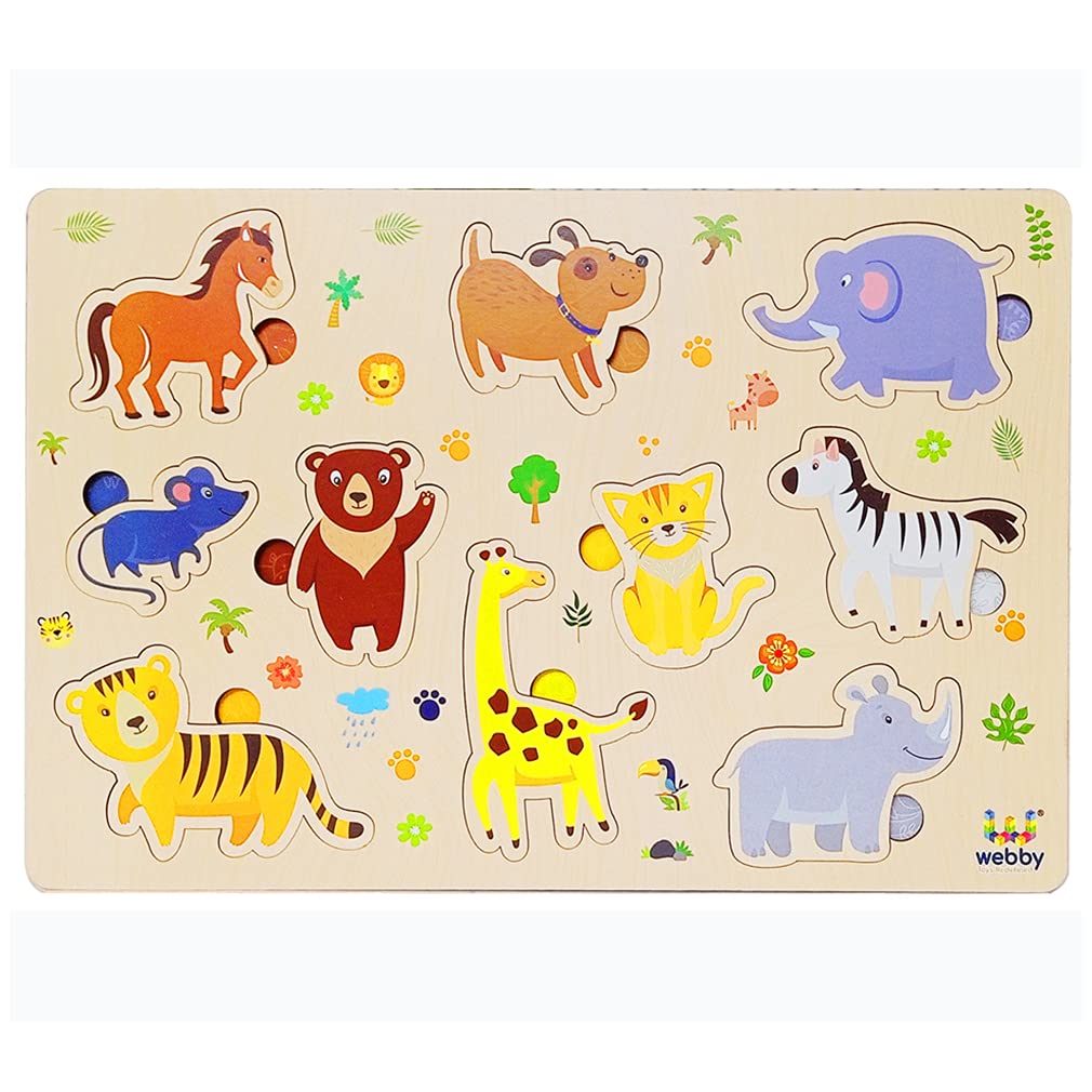 Webby 12x8 Wooden Board Finger Puzzle – Webby Toys