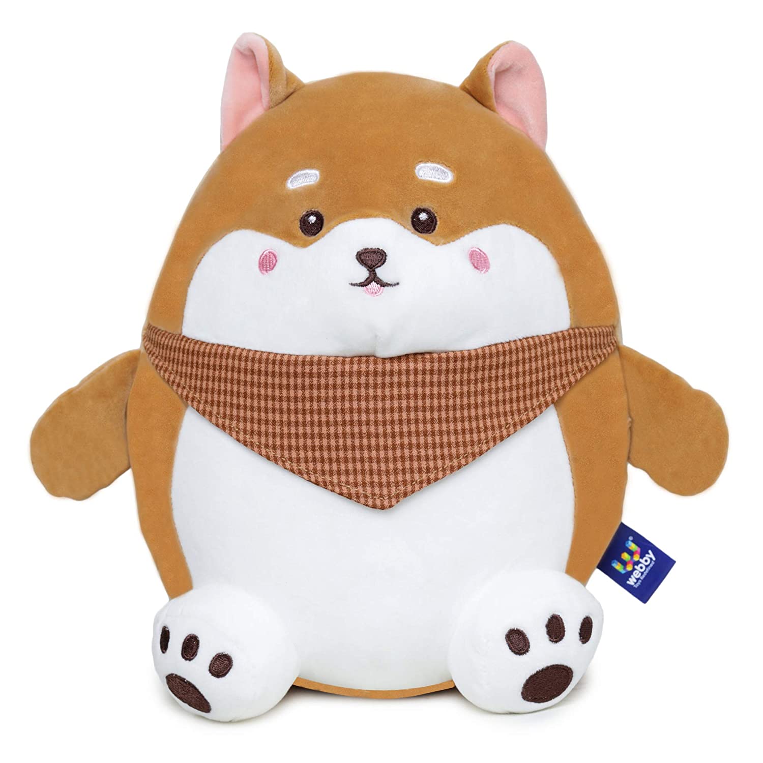 Webby Soft Animal Plush Dog Toy, Multicolor 30cm – Webby Toys